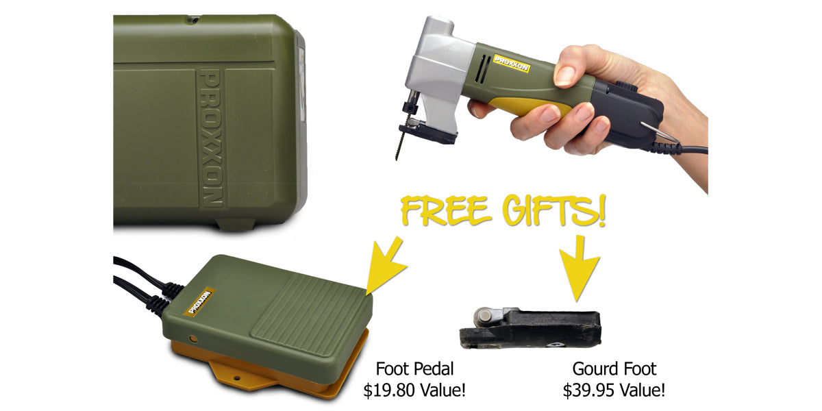 Proxxon Super Jigsaw STS/E with Foot Pedal & Custom 'Gourd Foot ...